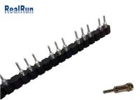 China Pitch 2.54mm 180 Degree Straight Pin Header UL94V-0 1*30 Pin for sale