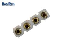 China 2.54mm Gold 1000V RMS Female Terminal Connector 1 Row 4P Dip for sale