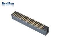 China Vertical PCB 2.54mm SMT Box Header 2*4 8 Pin Machined Solder PA6T for sale