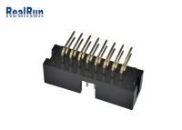 China 2.54mm IDC PCB Male Plug Connector 9.0mm Height Male Box Header for sale