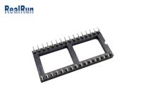 China 1.778mm SMT Round Holes Ic Socket Connector 32 Pin PPS UL94V-0 for sale