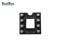China Pitch 2.54mm IC Socket Female Header Connector UL94V-0 Straight 8P for sale