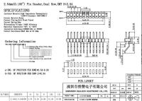 China SMD 1000VAC PA6T Horizontal Pin Header Gold Flash 36 Pin PA6T for sale