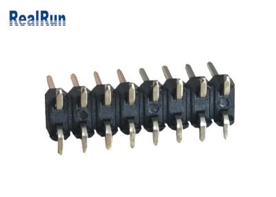 China SGS PA6T 16 Pin Header Connector Dual Row Pitch 2.54mm UL94V-0 for sale