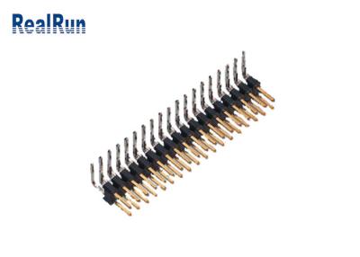 China 2*18P PBT SGS Pin Header Connector UL94V-0 DC500V Dual Row Pin Header for sale