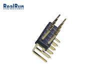 China 3Amp LCP PBT 1000VAC Pin Header Connector 2.54mm Double Row PA6T for sale