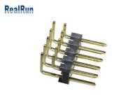 China 3Amp LCP PBT 1000VAC Pin Header Connector 2.54mm Double Row PA6T for sale