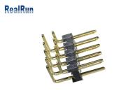 China 3Amp LCP PBT 1000VAC Pin Header Connector 2.54mm Double Row PA6T for sale
