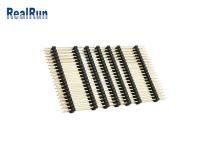 China LCP Straight PA6T PBT Pin Header Connector Thermoplastic UL94V-0 for sale