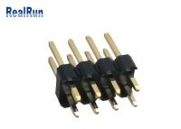 China PA6T PBT LCP Dual Row Pin Header Brass 8P 3.0A Board To Board UL94V-0 for sale