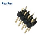 China PA6T PBT LCP Dual Row Pin Header Brass 8P 3.0A Board To Board UL94V-0 for sale