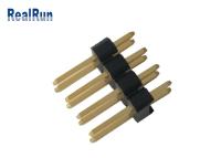 China PA6T PBT LCP Dual Row Pin Header Brass 8P 3.0A Board To Board UL94V-0 for sale