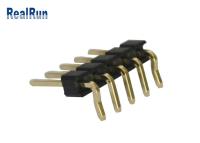 China 3A 5P PA6T PBT LCP SMT Pin Header 2.54mm Single Row Right Angle UL94V-0 for sale