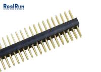 China PA6T PPS 1.9mm Height Round Pin Header Straight 70P LCP UL94V-0 for sale