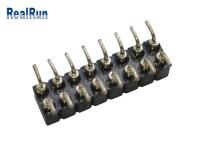 China PBT PA6T PPS L7.40 Female Header Connector 2.54mm Pitch SMT SMD ISO9001 for sale