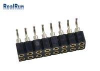 China PBT PA6T PPS L7.40 Female Header Connector 2.54mm Pitch SMT SMD ISO9001 for sale
