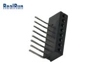 China PA6T PPS Height 4.1mm Round Pin Header L8.6mm Right Angle for sale