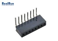 China PA6T PPS Height 4.1mm Round Pin Header L8.6mm Right Angle for sale