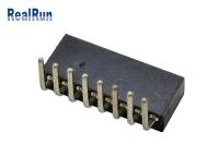 China PA6T PPS Height 4.1mm Round Pin Header L8.6mm Right Angle for sale