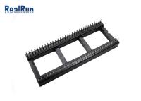 China PCB 64P 1.778mm Ic Text Socket Connector DIP PBT UL94V-0 Phosphor Bronze for sale