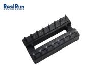 China 2×8P DIP Row PBT Insulator IC Socket PA6T UL94V-0 PCB Motherboard Connector for sale