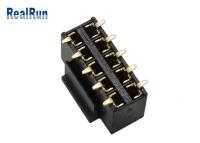 China LCP PA6T 30m Ohm Female Header Connector H7.1 SMD 2×5 Pin ISO9001 for sale