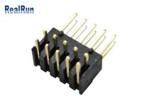 China ISO9001 10P PBT Double Row Pin Header PA6T LCP Board To Board Connector for sale