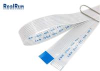China 1000M Ohm 500AC  FPC Ribbon Cable 1670mm Length 43um Flexible Flat Ribbon Cable for sale