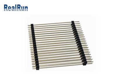 China PA6T LCP 0.75A Brass Pin Header Connector Gold Flash Pcb Connector for sale