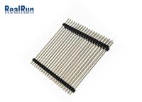 China PA6T LCP 0.75A Brass Pin Header Connector Gold Flash Pcb Connector for sale