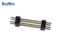 China Solder PA6T DC 0.75 Pin Header Connector H2.5 4P Pcb Male DC 0.75A for sale