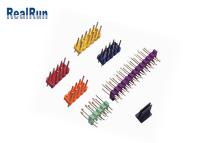 China Colored PA6T Brass Pin Header Connector 500VAC/ Min Double Row for sale
