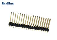 China UL94V-0 PA6T Insulator Pcb Pin Connector 2.54mm 2*19P Dip 500VAC/ Min for sale