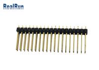 China UL94V-0 PA6T Insulator Pcb Pin Connector 2.54mm 2*19P Dip 500VAC/ Min for sale