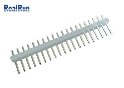 China Brass UL94V-0 LCP Straight Pin Header 3.96mm Pitch 7A Tinned Single Row Connector for sale