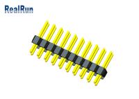 China PBT PA6T 20P Double Row Dip Pin Header Male Brass Pcb 3.0A Brass for sale