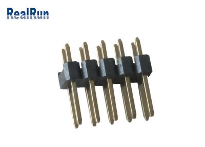 China 30% GF PH2.54 Dual Row Header Connector PA6T 2*5P Pin Header PBT LCP for sale
