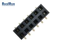 China LCP CAP PA6T SMD Pin Header Connector DC500V Phosphor Bronze Gold Plating for sale