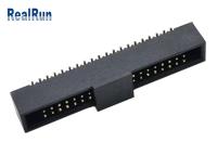 China LCP Brass PA6T Header Idc Connector Male 40 Pin SMD Pin Box DC2A With Cap for sale