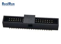 China LCP Brass PA6T Header Idc Connector Male 40 Pin SMD Pin Box DC2A With Cap for sale