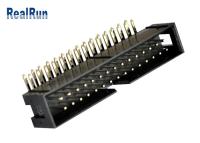 China 2*15P LCP PA9T Cable To Board Connector ISO9001 Brass Pcb Header Socket for sale