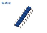 China VCD Single Row Header Connector PA6T 8P Dip Through Hole Header Connector for sale