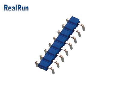 China VCD Single Row Header Connector PA6T 8P Dip Through Hole Header Connector for sale