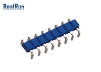 China VCD Single Row Header Connector PA6T 8P Dip Through Hole Header Connector for sale