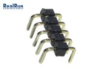 China PBT Brass Pin Header Connector 2.54mm U Type Terminal LCP SGS Solder for sale