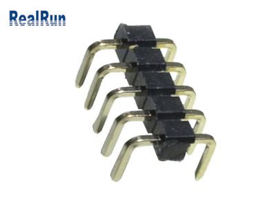 China PBT Brass Pin Header Connector 2.54mm U Type Terminal LCP SGS Solder for sale
