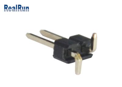 China Au Over Ni SMT Pin Header Oxidation Resistance 2 Pin Single Row PA6T for sale