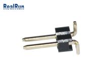 China Au Over Ni SMT Pin Header Oxidation Resistance 2 Pin Single Row PA6T for sale