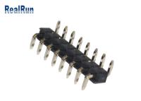 China LCP PBT Right Angle Header Connector UL94V-0 2.54mm Oxidation Resistance for sale