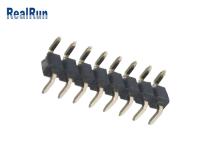 China LCP PBT Right Angle Header Connector UL94V-0 2.54mm Oxidation Resistance for sale